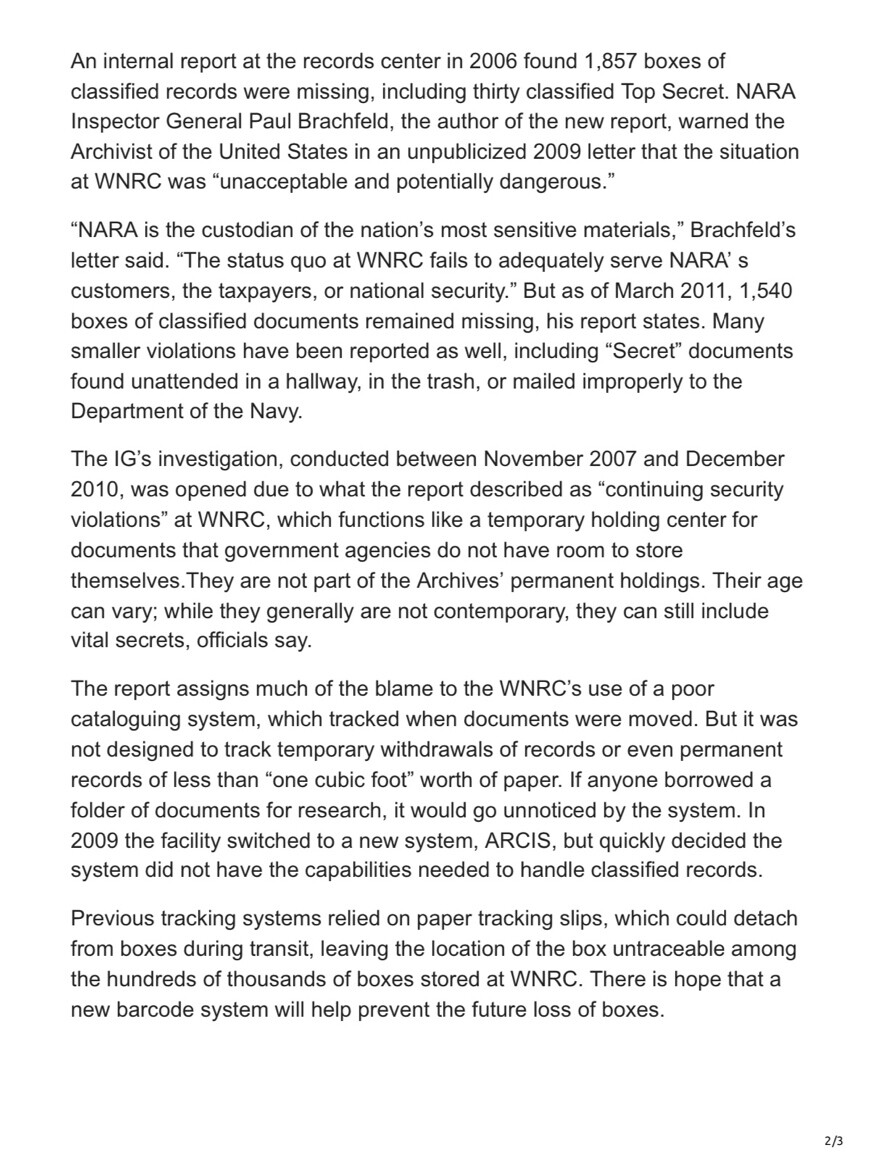 Donald J. Trump: ""BOXES OF TOP SECRET DOCUMENTS GO MISSING"" - Trump's ...