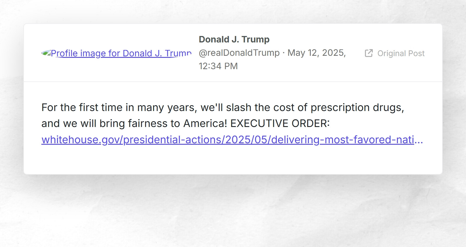 Donald J. Trump: "For the first time in many years, we'll slash the ...